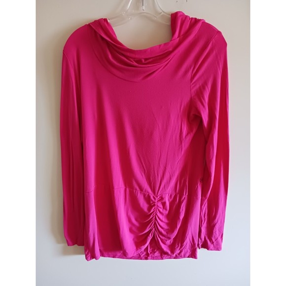 GAIAM | Tops | Gaiam Women Yoga Cowl Neck Hoodie Top Long Sleeve ...